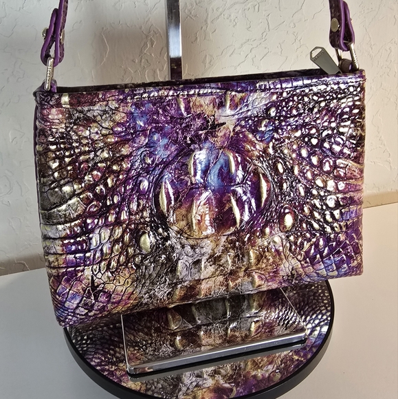 Brahmin | Bags | Brahmin Fantasy Melbourne Lorelei Purple Gold ...
